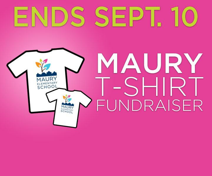 Maury T-Shirt Fundraiser, 24 HOURS TO GO! - Maury Elementary